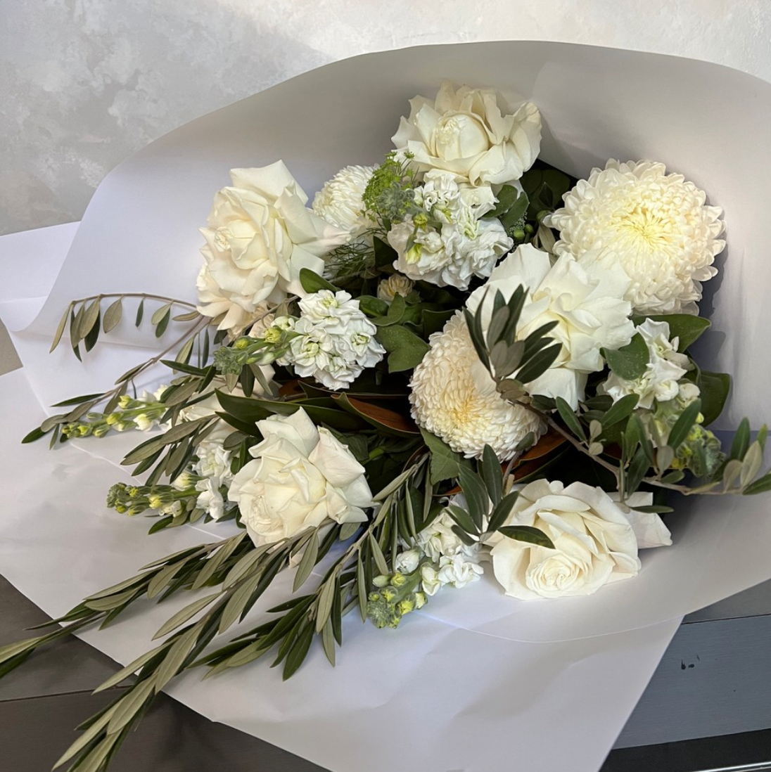 Cream Classic Mixed Flowers